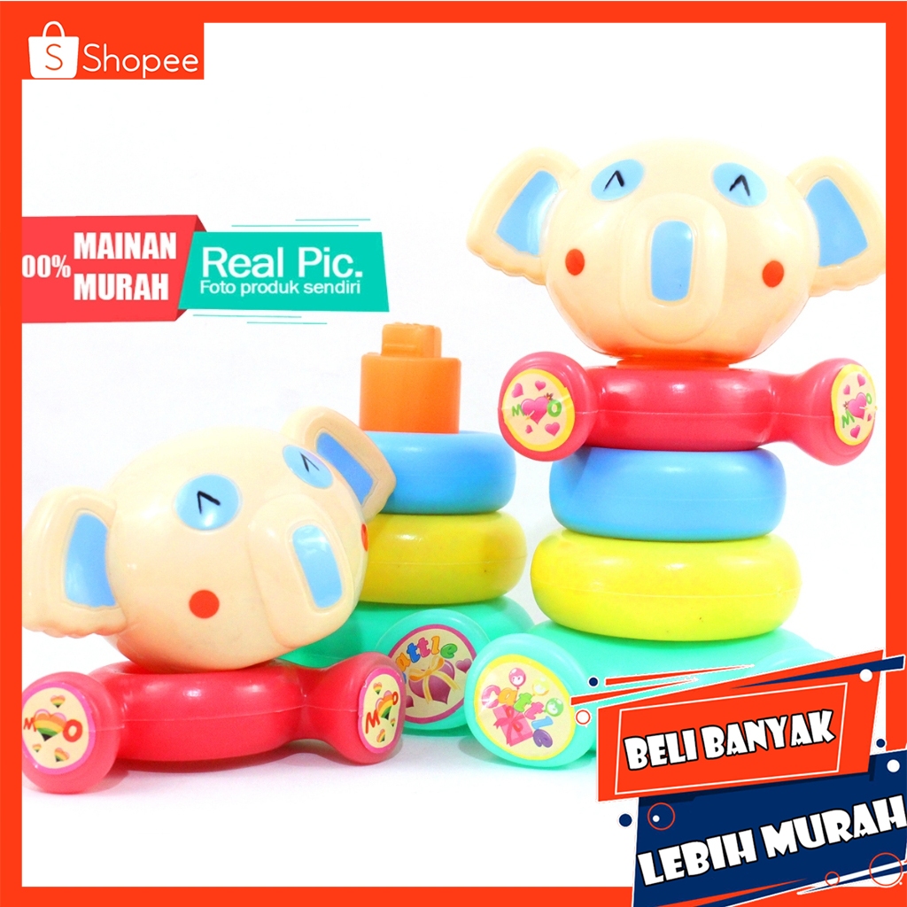 Jual MAINAN DONAT RING SUSUN KARAKTER LUCU KOALA AR76 MAINAN PUZZLE ...