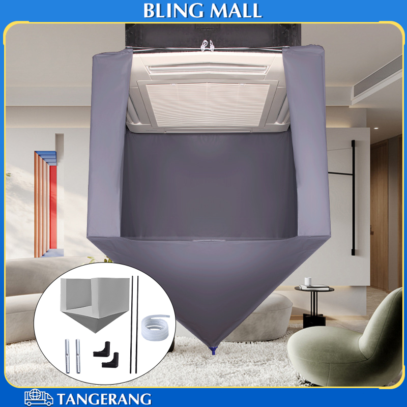Jual PVC Plastik Cuci AC Cleaning Cover Ceiling Cassette Anti Bocor ...