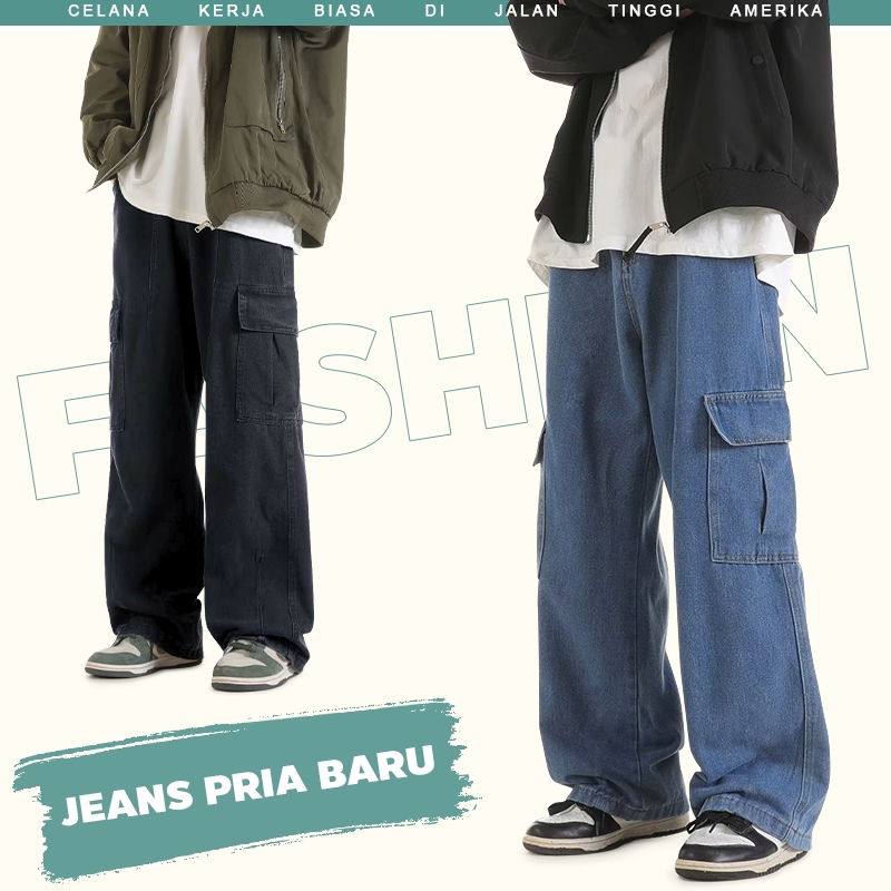 Jual Celana jeans pria celana cargo distro panjang pria Celana jeans ...