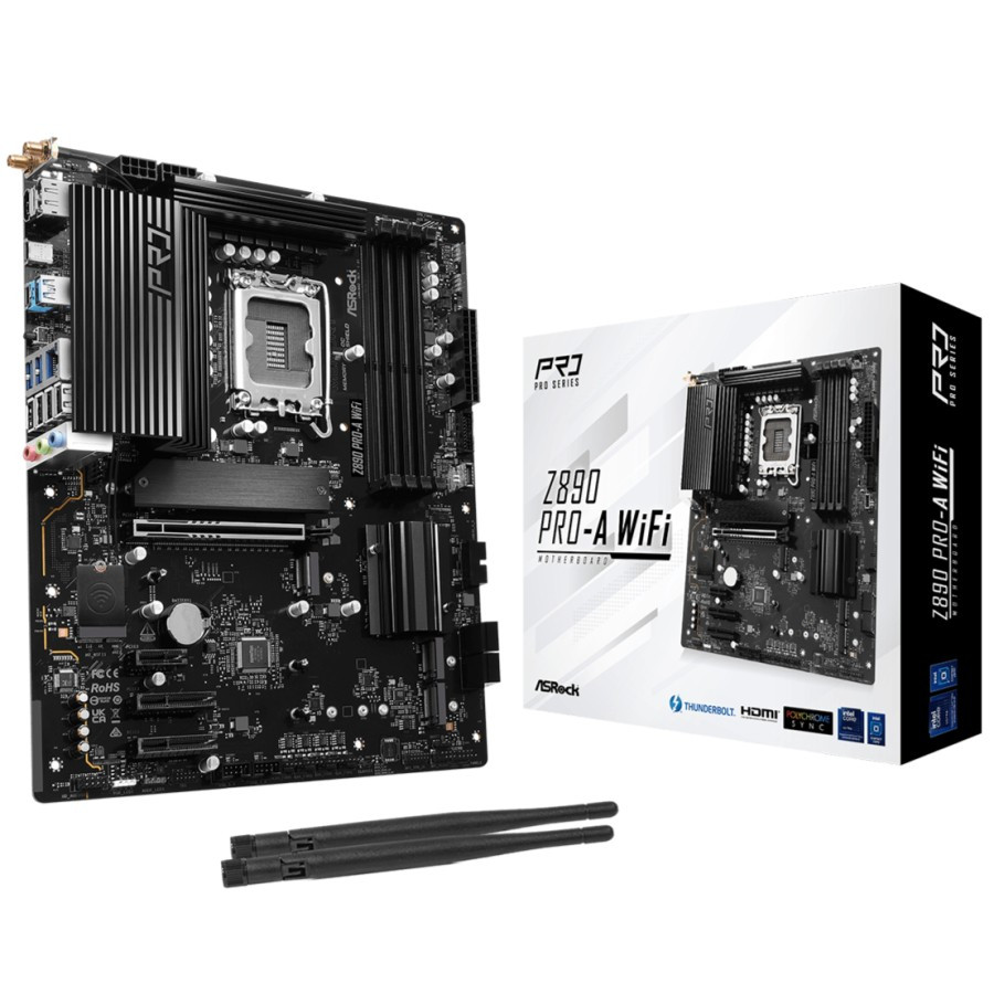 Jual ASROCK Z890 PRO-A WIFI DDR5 INTEL Z890 LGA1851 MOTHERBOARD ...