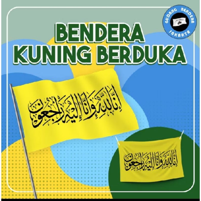 Jual Bendera Berduka Kematian Bendera Kuning | Shopee Indonesia