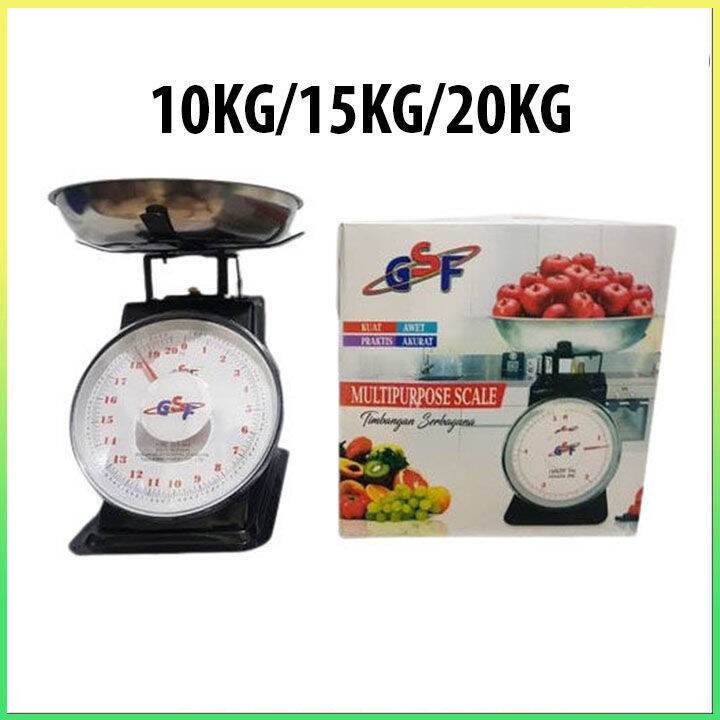 Jual timbangan besi 20 kg 15 kg timbangan laundry gsf 20kg timbangan buah gsf | Shopee Indonesia
