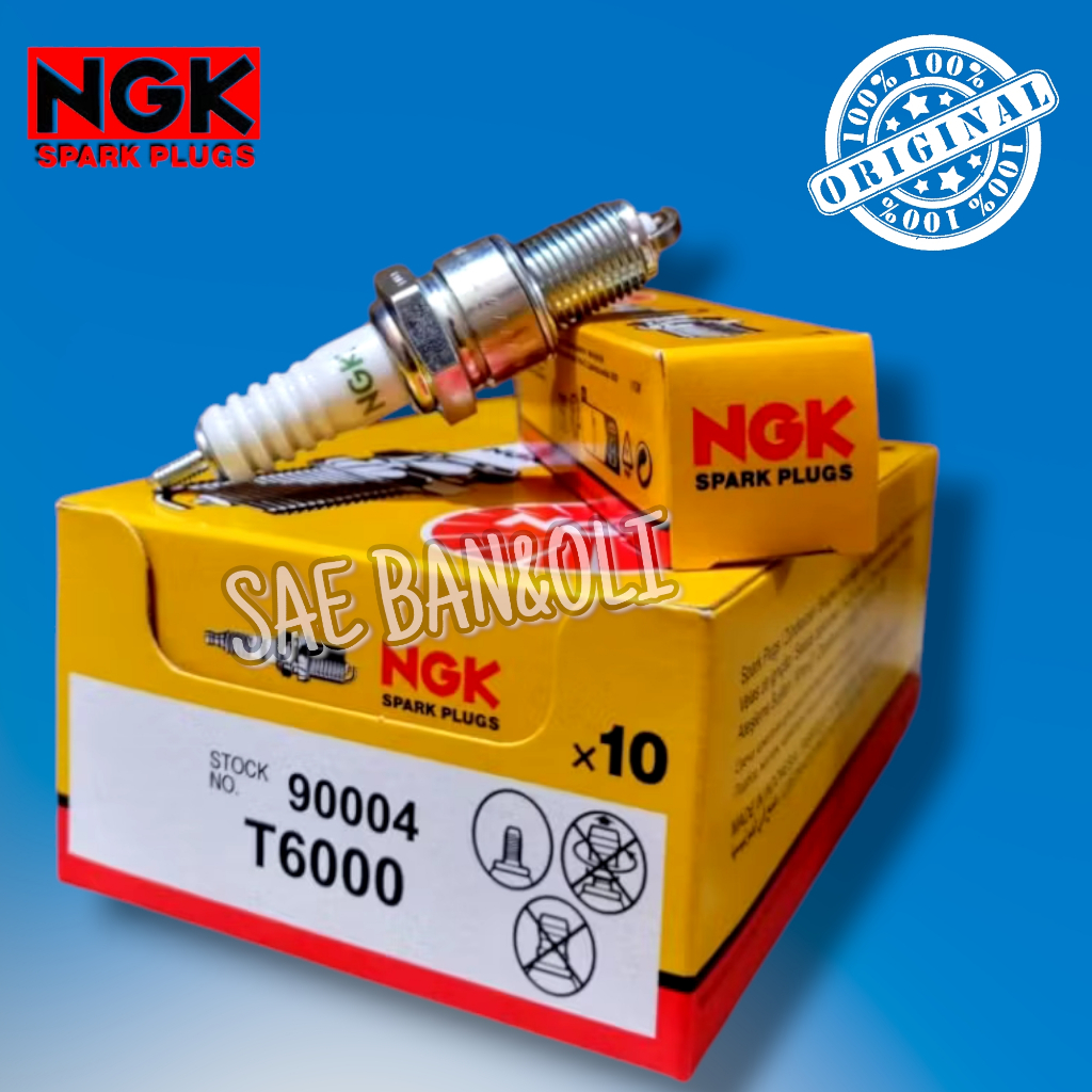 Jual BUSI MOTOR NGK T6000 Busi Vespa Drat Panjang | Shopee Indonesia