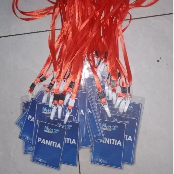 Jual Co card Name Tag tali Lanyard panitia peserta seminar workshop ...