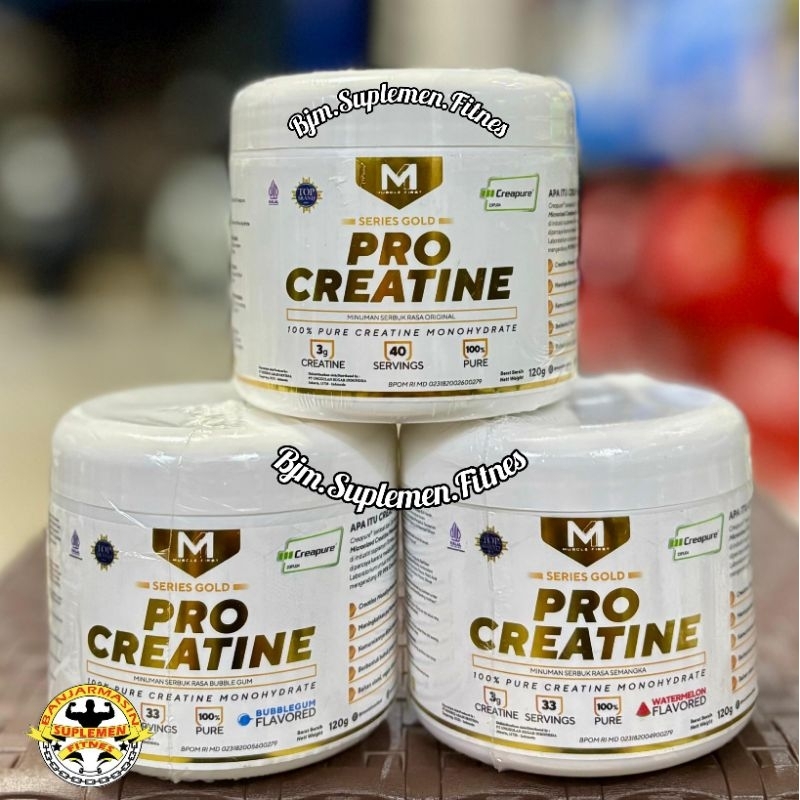 Jual Muscle First Pro Creatine CREAPURE 120 Gram Kreatine (RASA CHAT ...