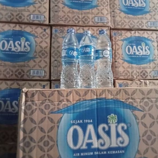 Jual Oasis air mineral 600ml 1 dus isi 24 botol | Shopee Indonesia