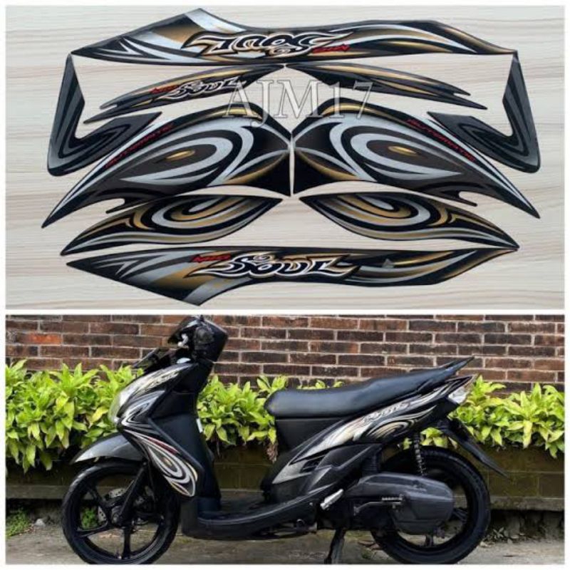 Jual Lis les polet sticker strip stripping stiker setiker motor Yamaha ...