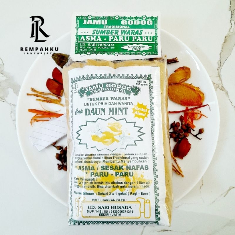 Jual RL Jamu godok tradisional ASMA - PARU | Shopee Indonesia
