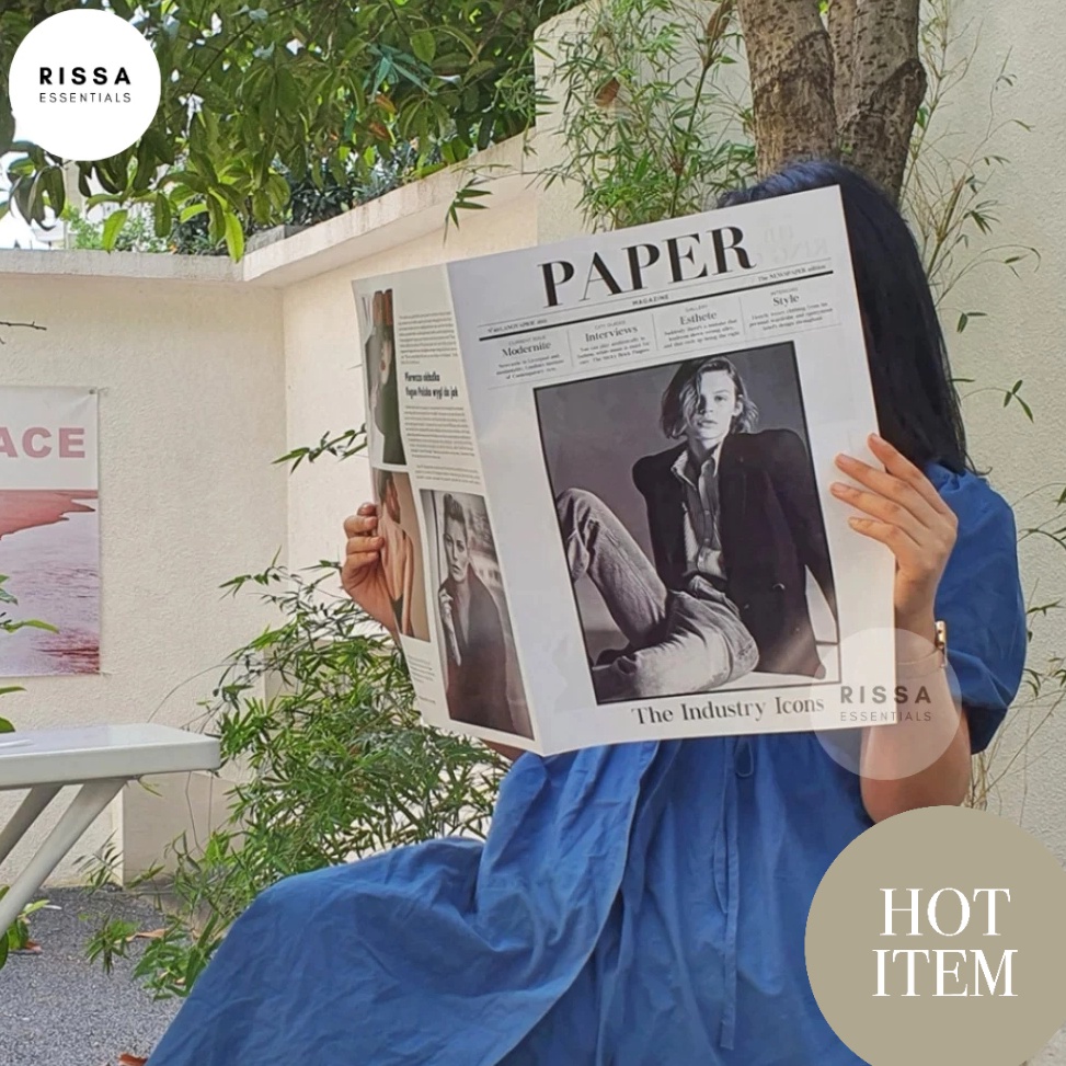 Jual Koleksi Terbaru RISSA Properti Foto Koran Newsletter Fashion Besar ...