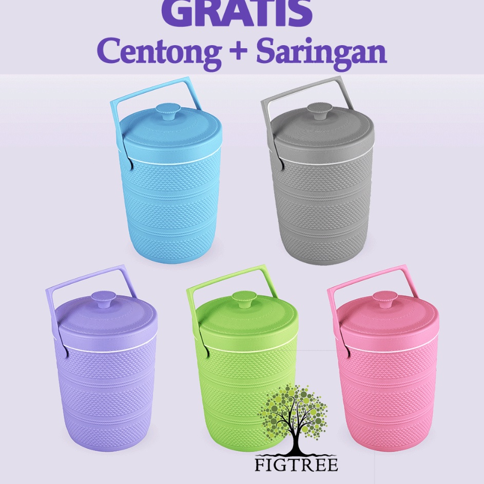 Jual Lebih hemat COD Termos Nasi Termos Es Batu 17 Liter Termos Es Batu ...