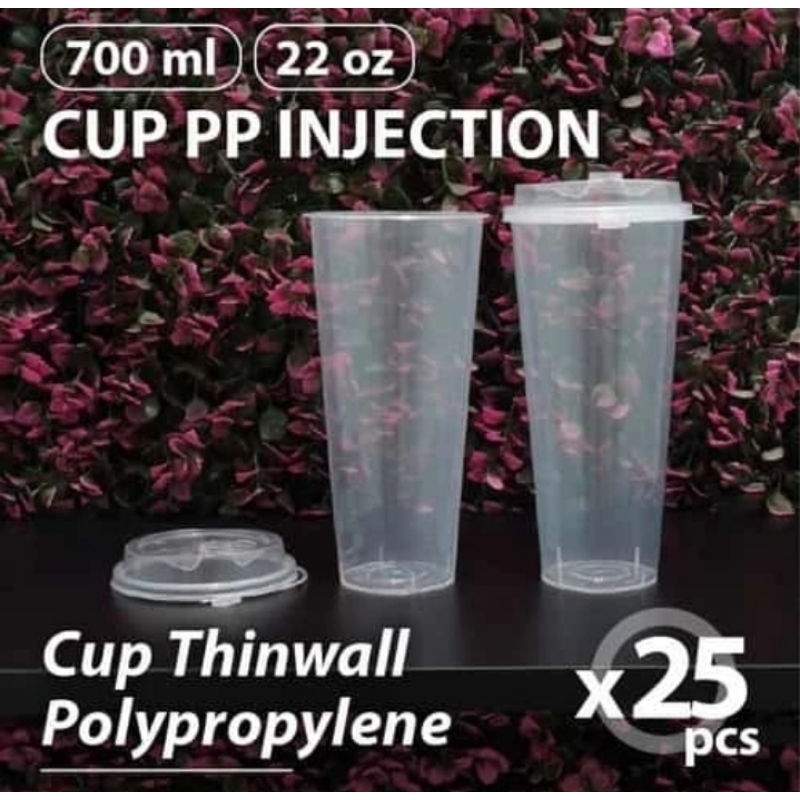 Jual CUP INJECTION - GELAS THINWALL 700ml - GELAS INJECT - GELAS FORE ...