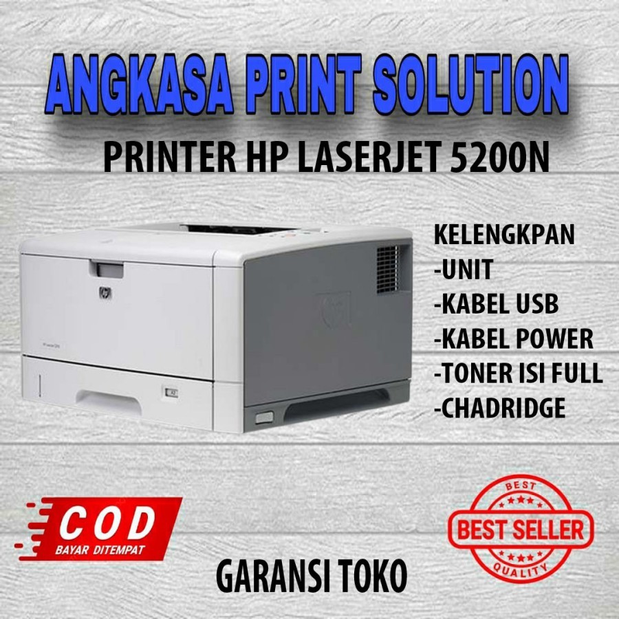 Jual Printer A3 HP Laserjet 5200 Printer Laser Monochrome Siap Pakai dan Bergaransi | Shopee ...