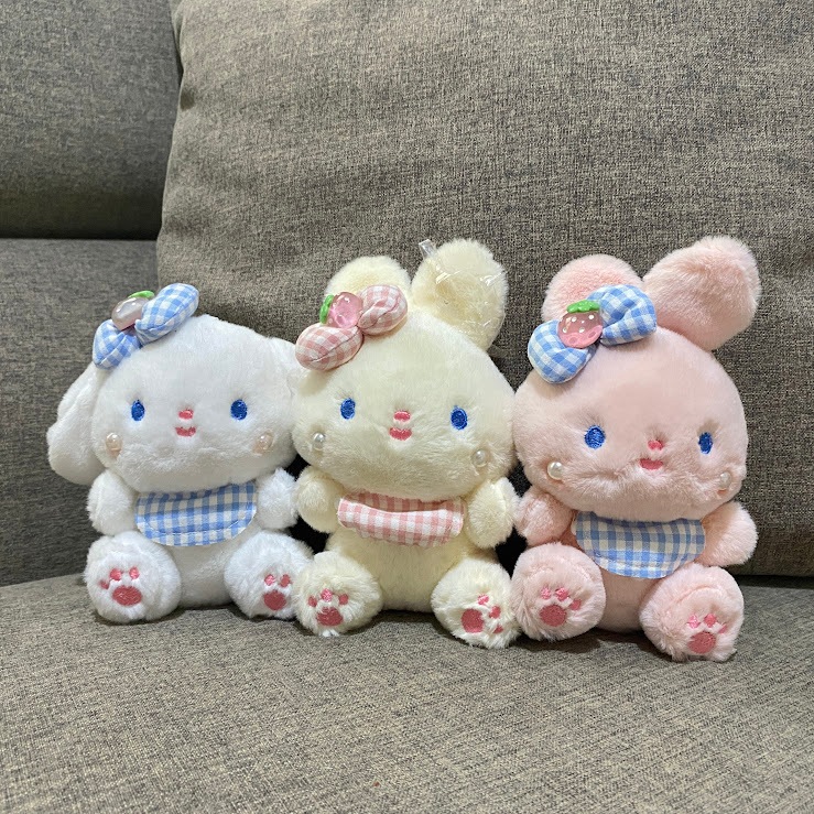 Jual Gantungan Kunci Boneka Karakter Rabbit Bunny Pita Lucu Hiasan Tas ...