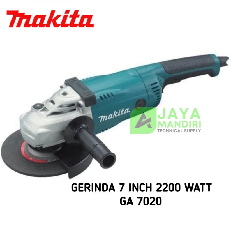 Jual Mesin Gerinda Tangan 7" MAKITA GA 7020 Angle Grinder 7 Inch 2200 ...