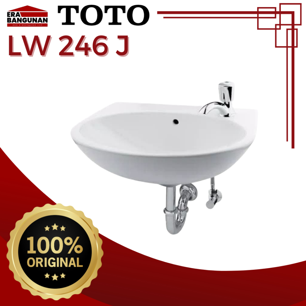 Jual Wastafel Toto LW 246 J body only | Shopee Indonesia