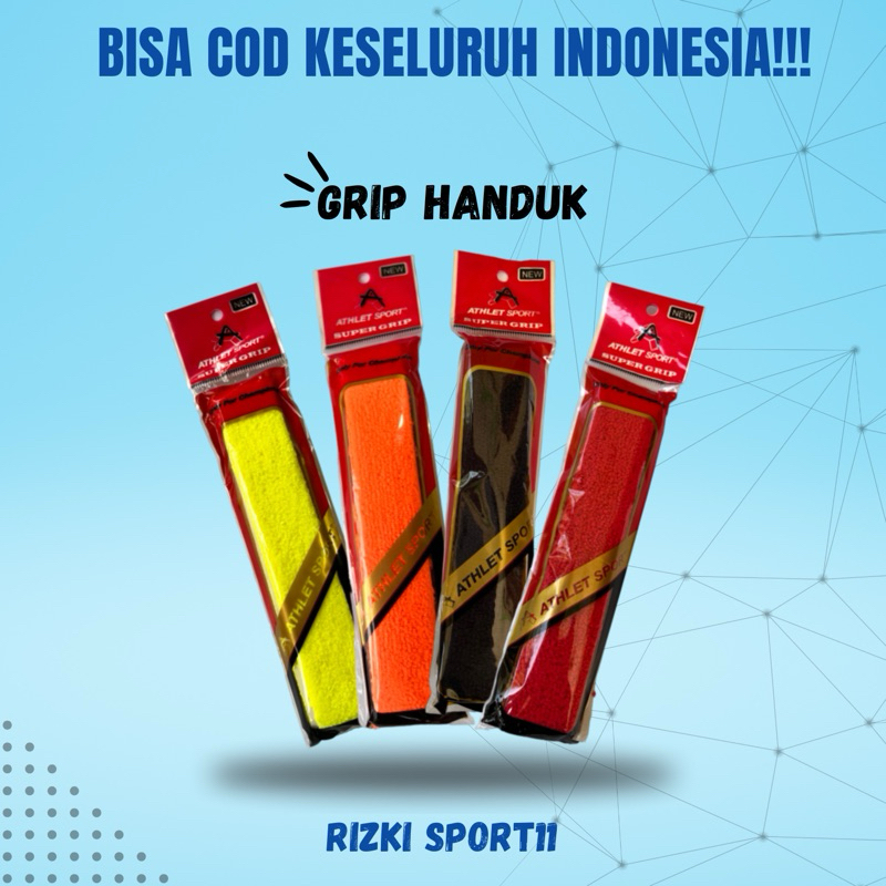 Jual grip handuk raket badminton random | Shopee Indonesia