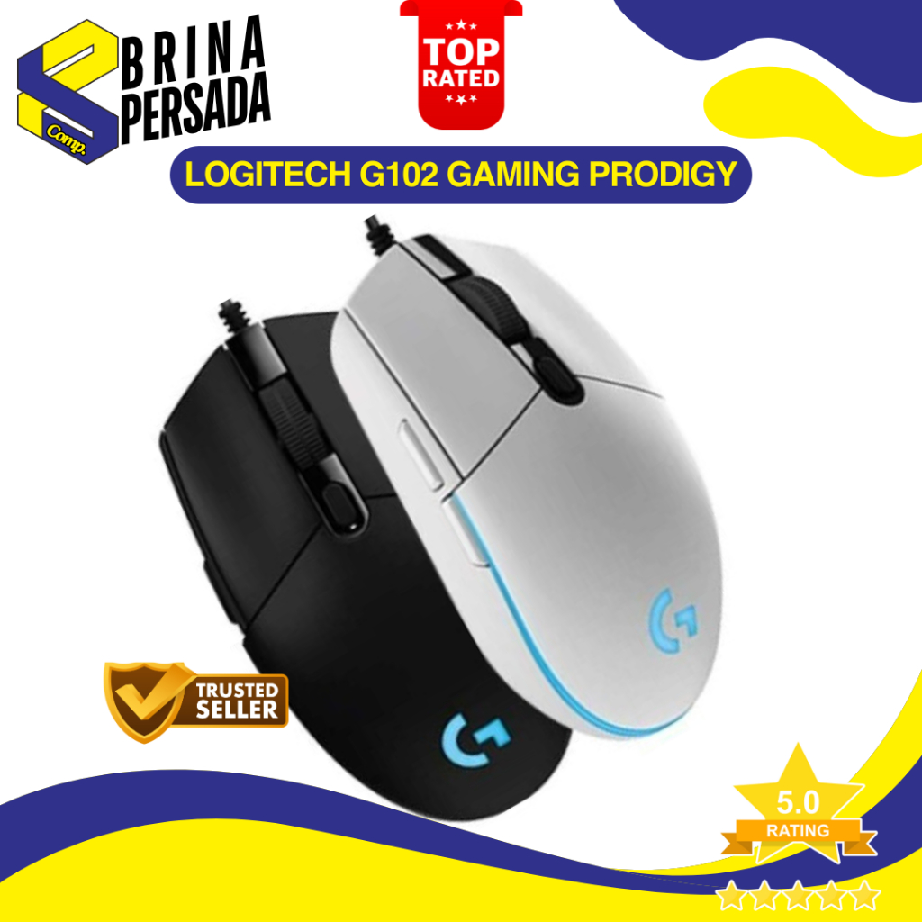 Jual Logitech G102 Gaming Mouse Prodigy | Shopee Indonesia