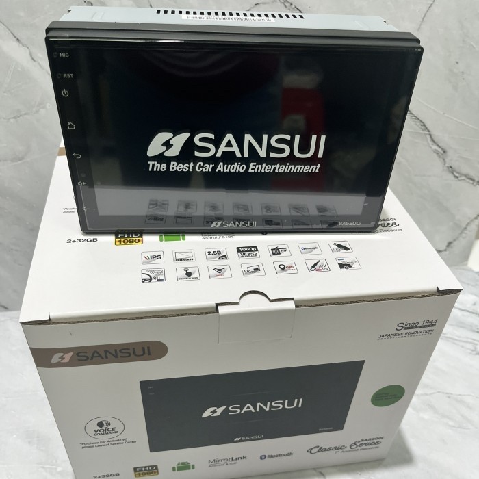 Jual Head Unit Sansui Classic 7 inch Ram 2/32GB Varian Plus Kamera AHD ...