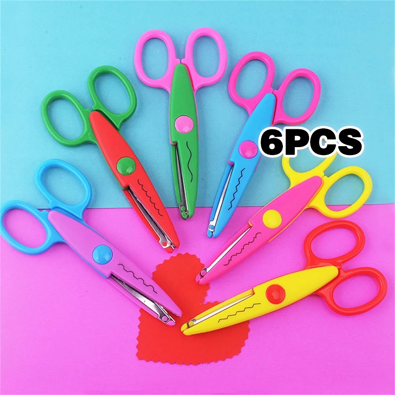 Jual 6Pcs Gunting Zigzag Gerigi Gelombang Joy Art Scissors Gunting ...