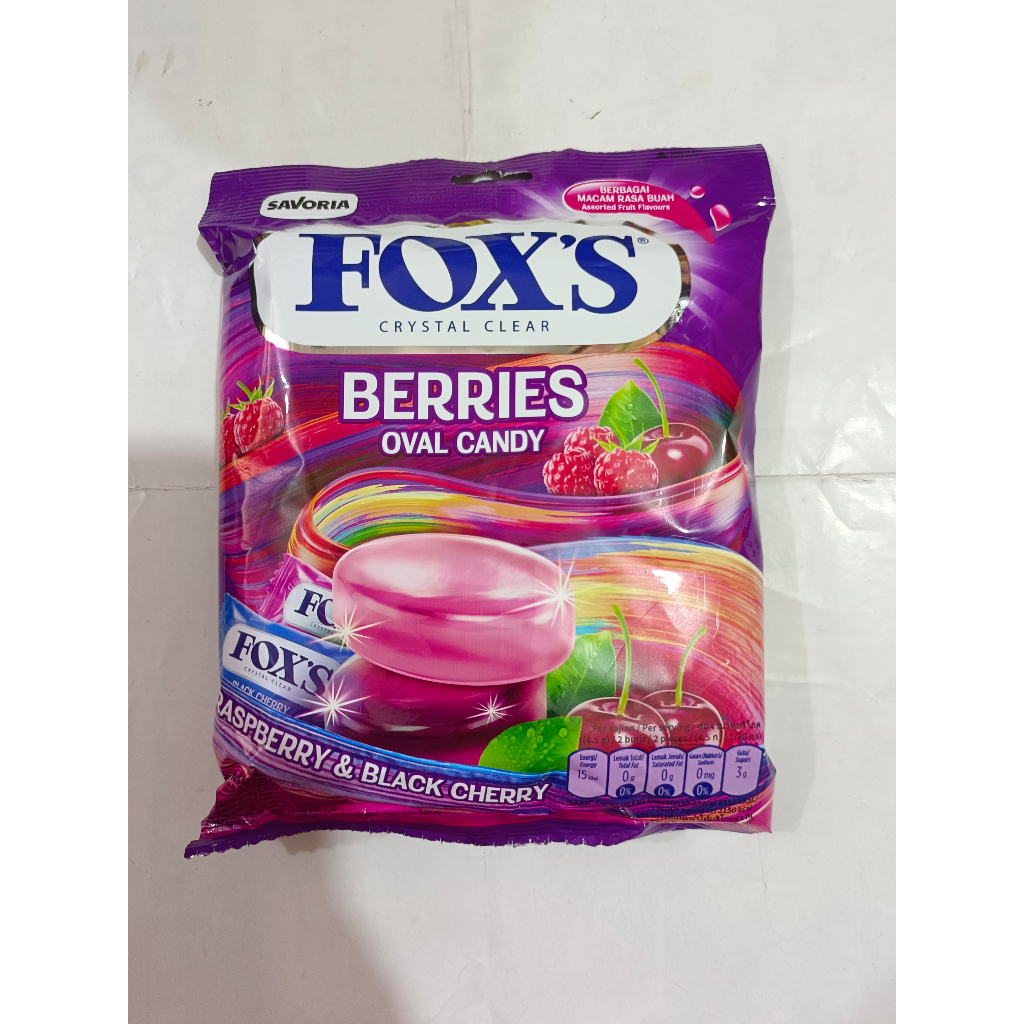 Jual Permen Fox's Berries Oval Candy 125g | Shopee Indonesia