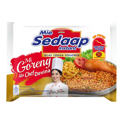 Jual Mie Sedaap Instant Mie Goreng Ala Chef Devina Mie Instan 93gram | Shopee Indonesia