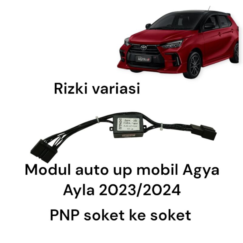 Jual modul auto up power window mobil Agya dan Ayla 2023/2024 soket ke ...