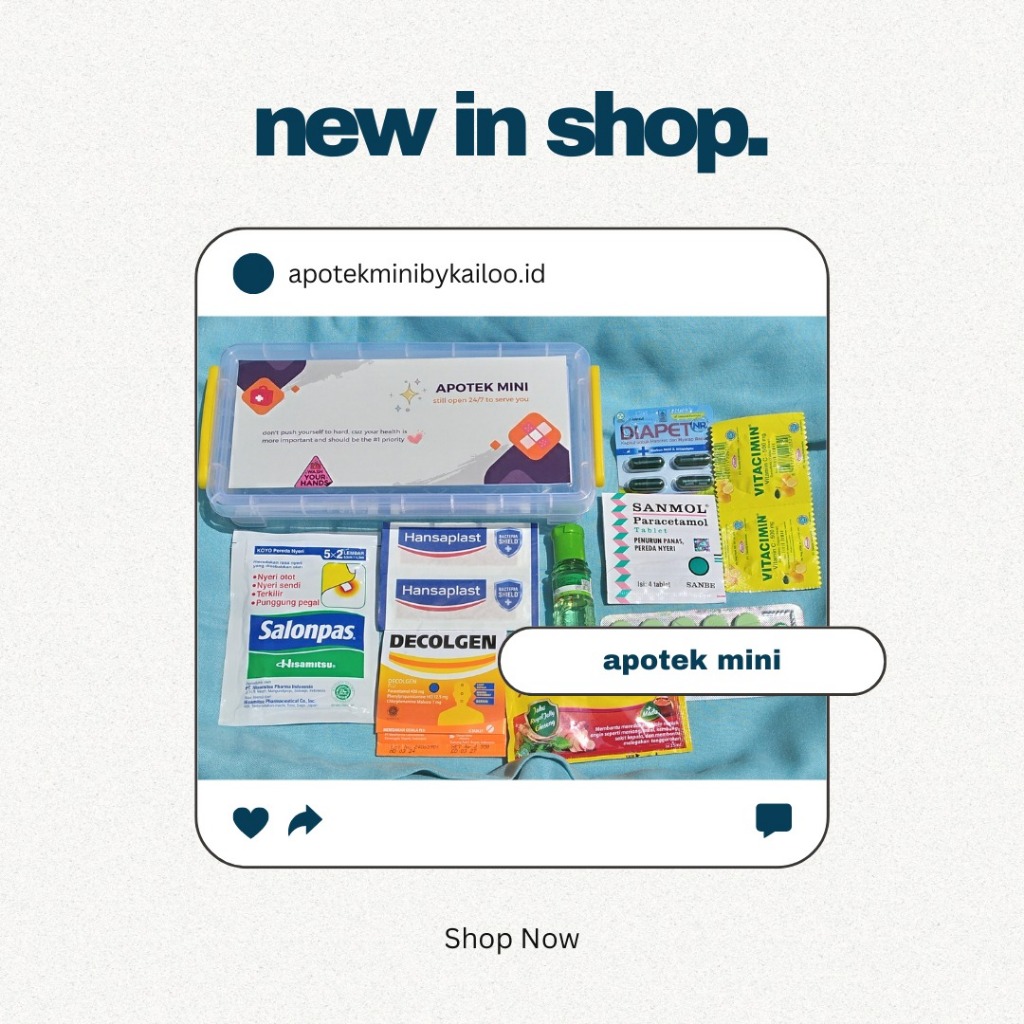 Jual APOTEK MINI SIMPLE AND TRAVEL FRIENDLY | Shopee Indonesia
