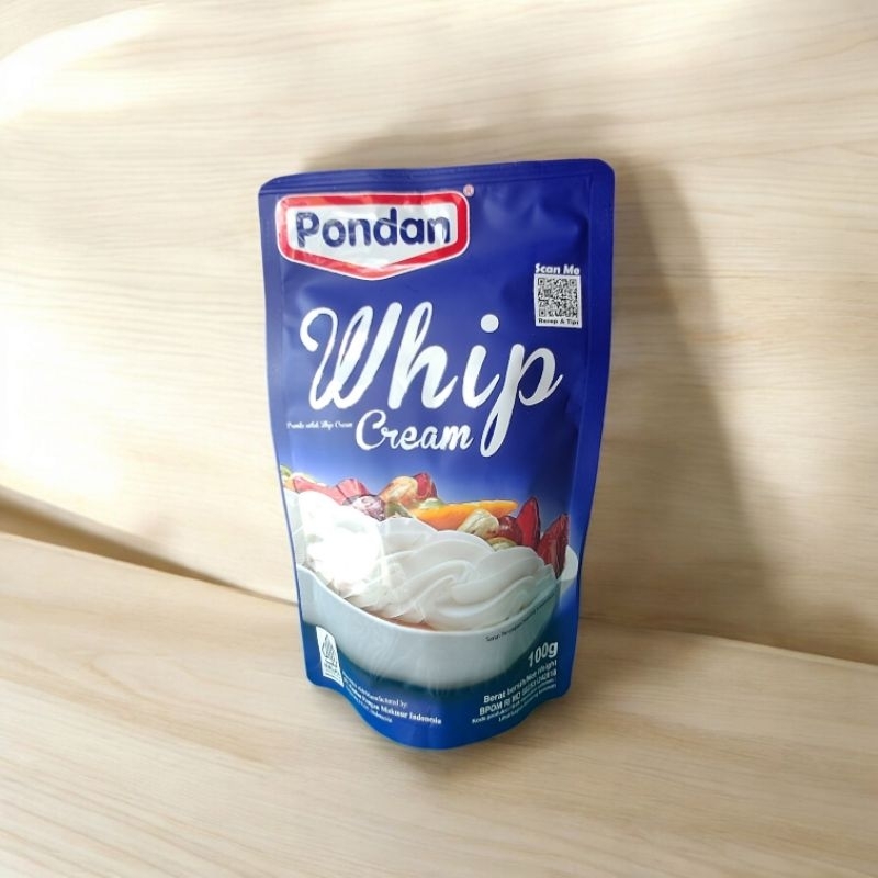 Jual PONDAN WHIP CREAM 100G | Shopee Indonesia