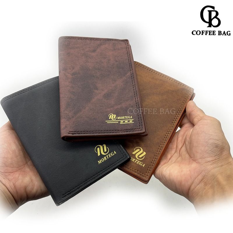 Jual [CB] Dompet Lipat Mortega 3/4 Dompet Uang Bahan Kulit PU ...
