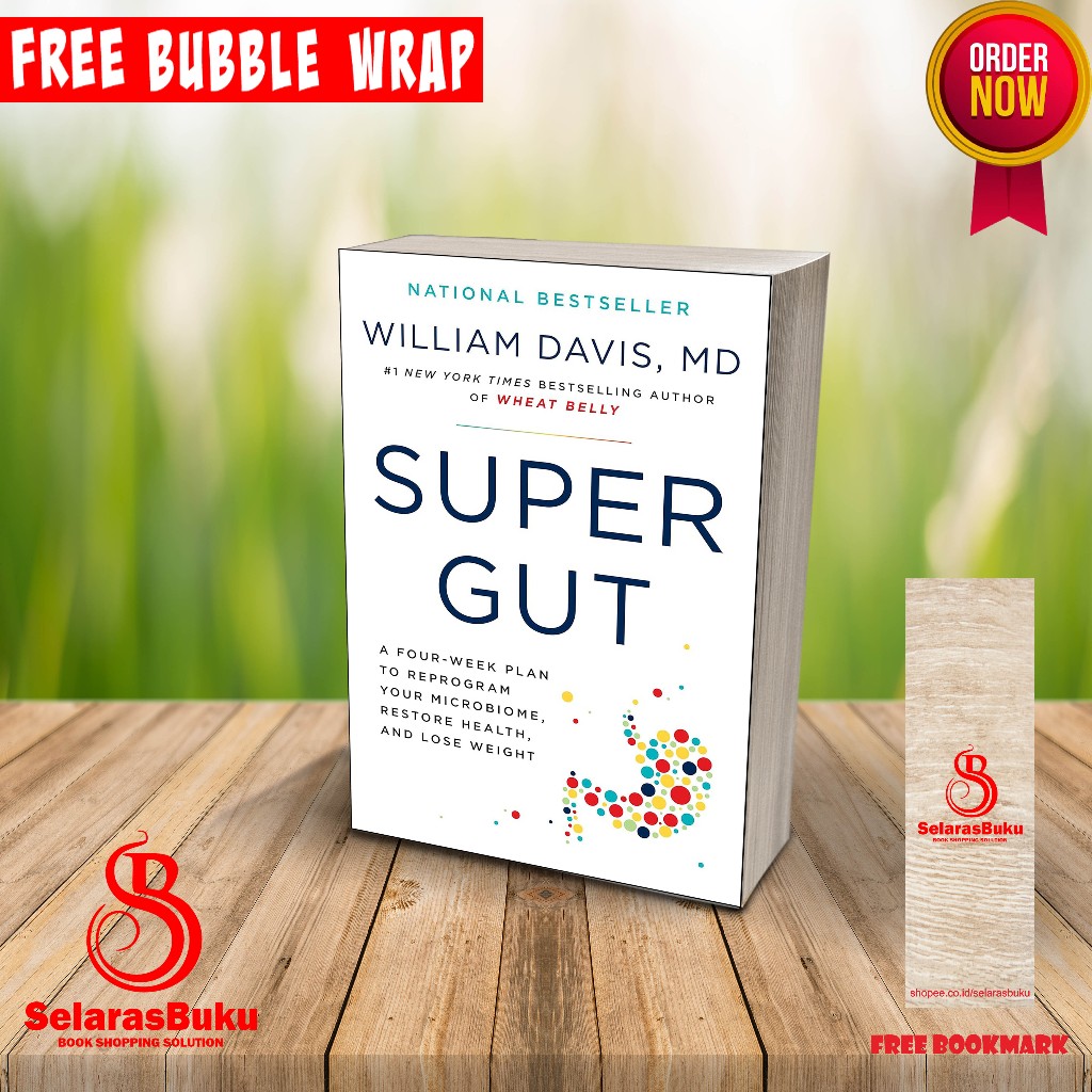 Jual (ENGLISH) Super Gut A Four-Week Plan to Reprogram Your Microbiome, Restore Health, and Lose ...