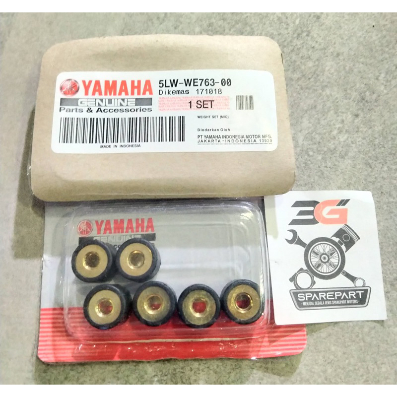 Jual ROLLER MIO 5LW/5TL SPORTY SOUL NOUVO Mio J X-RIDE SET ISI 6 5LW-WE763-00 HONDA | Shopee ...