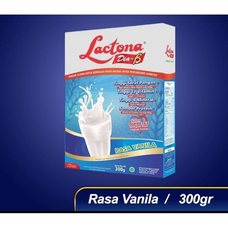 Jual Lactona Dia-B(Susu Khusus Penderita Diabetes)300gram | Shopee ...