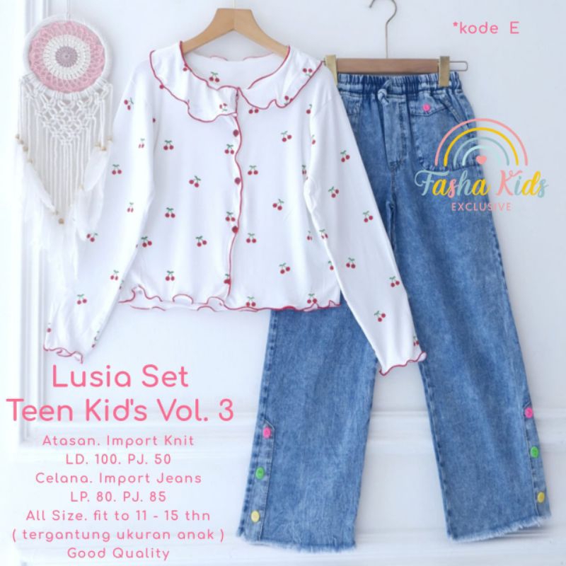 Jual NEW!! SETELAN REMAJA PEREMPUAN (12-16th) / ULALA VENA LUSIA #2 SET ...
