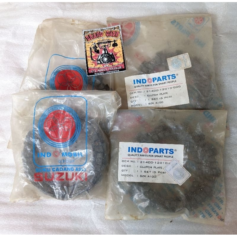Jual kampas kopling Suzuki A100 original indoparts made in japan | Shopee Indonesia