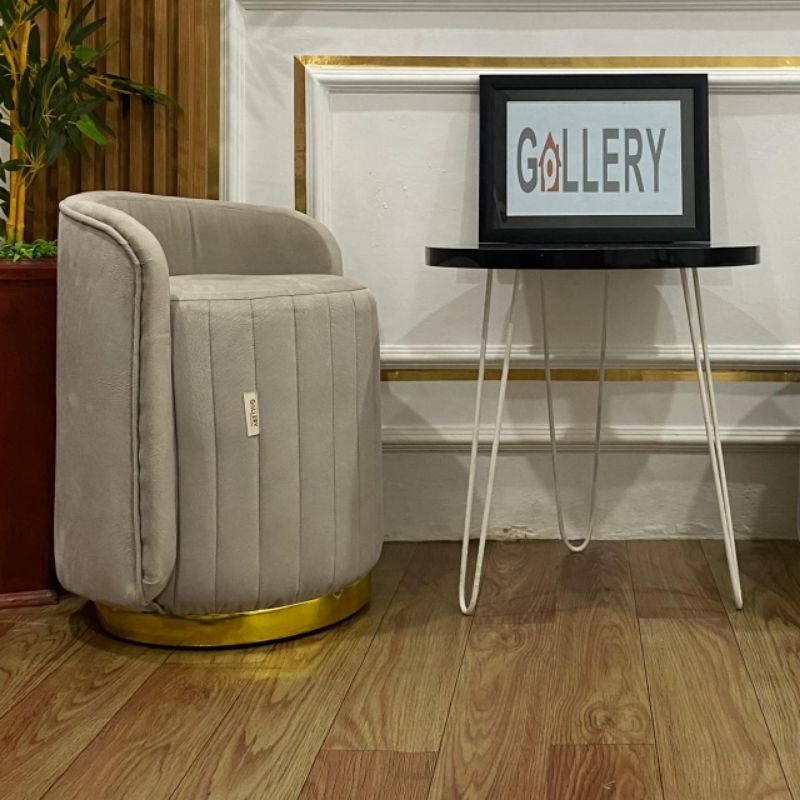 Jual GATRI STOOL SOFA BULAT DENGAN SANDARAN SOFA AESTHETIK SOFA ...