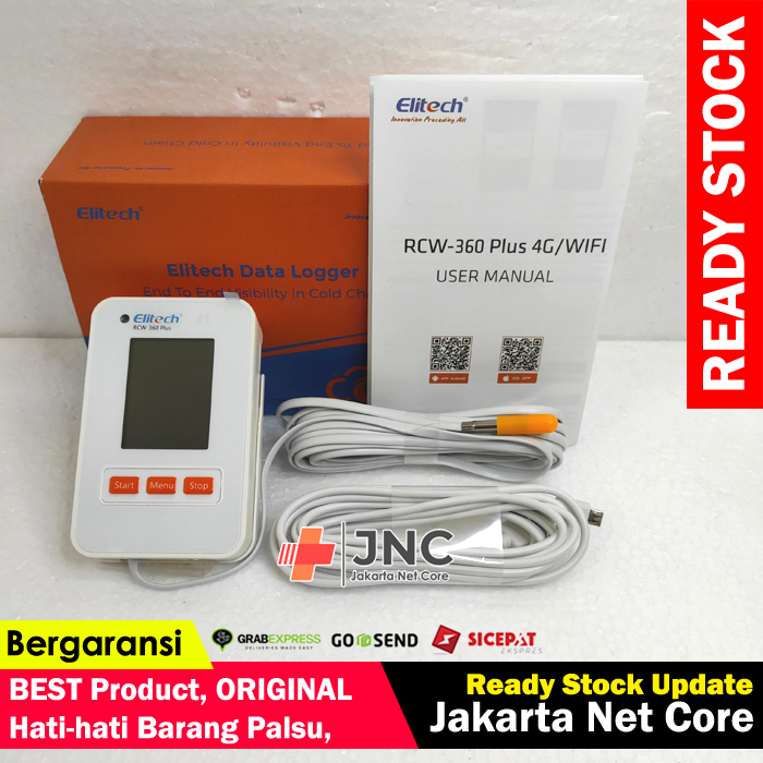 Jual Elitech RCW 360 Plus WiFi Temperature Humidity Data Logger Alarm ...