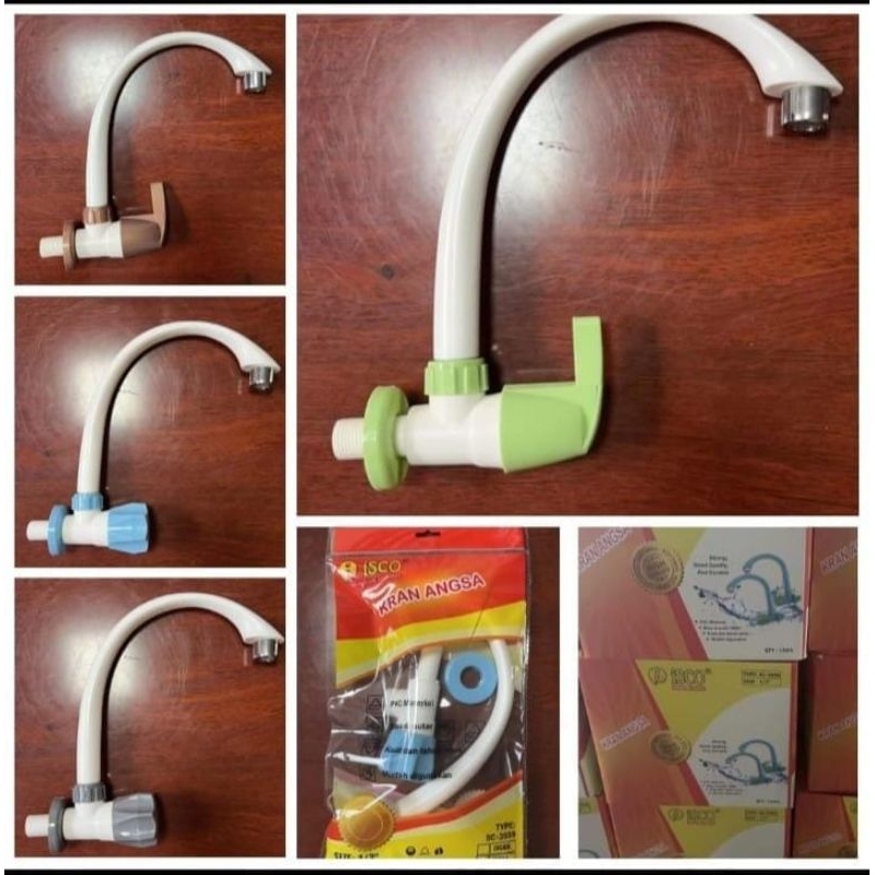 Jual [KERAN.ID] Kran Angsa Angsa Angsa Model Mahkota Putar PVC / keran ...