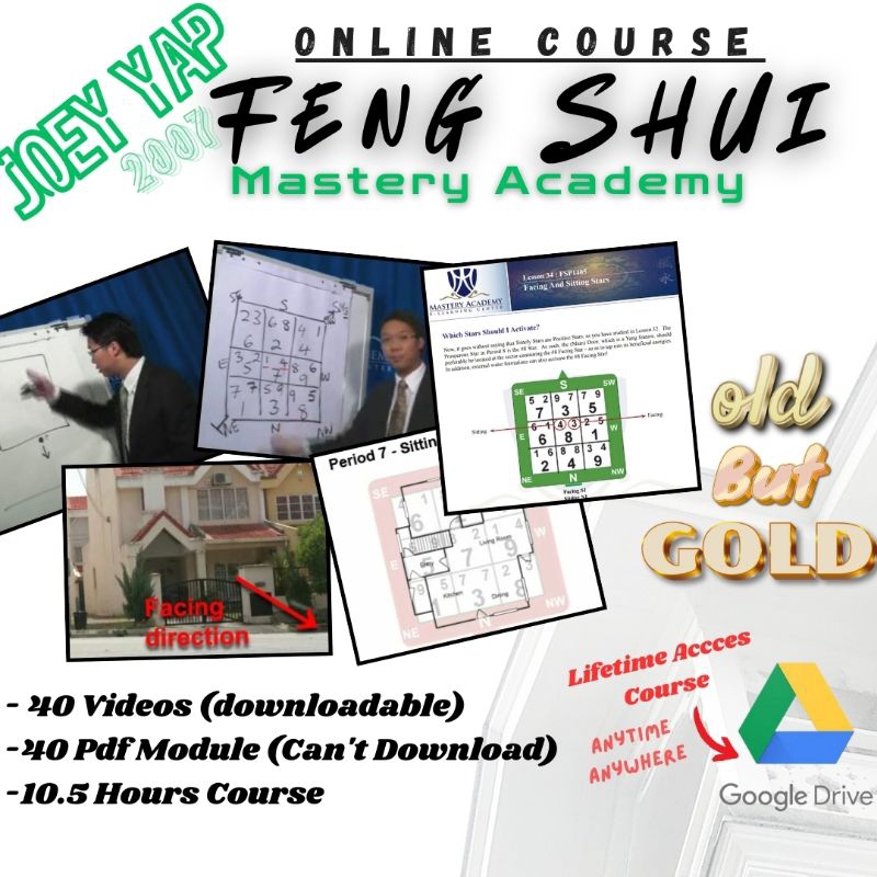 Jual Video kelas Feng Shui Online Course Mastery Academy 2007 - By Joey ...