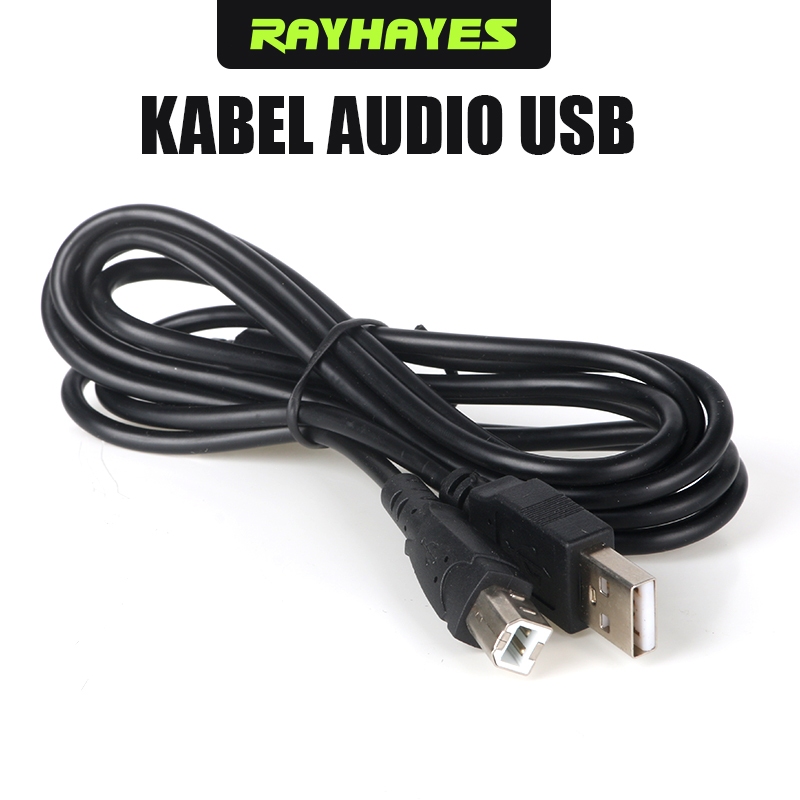 Jual USB 2.0 Printer Type Cable - A-Male to B-Male - 1.8m for Condenser ...