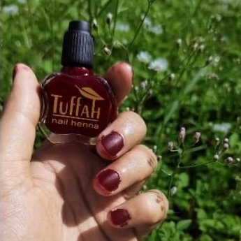 Jual TUFFAH NAIL HENNA MAROON READY STOK HENNA HALAL SAAH BUAT SHOLAT ...
