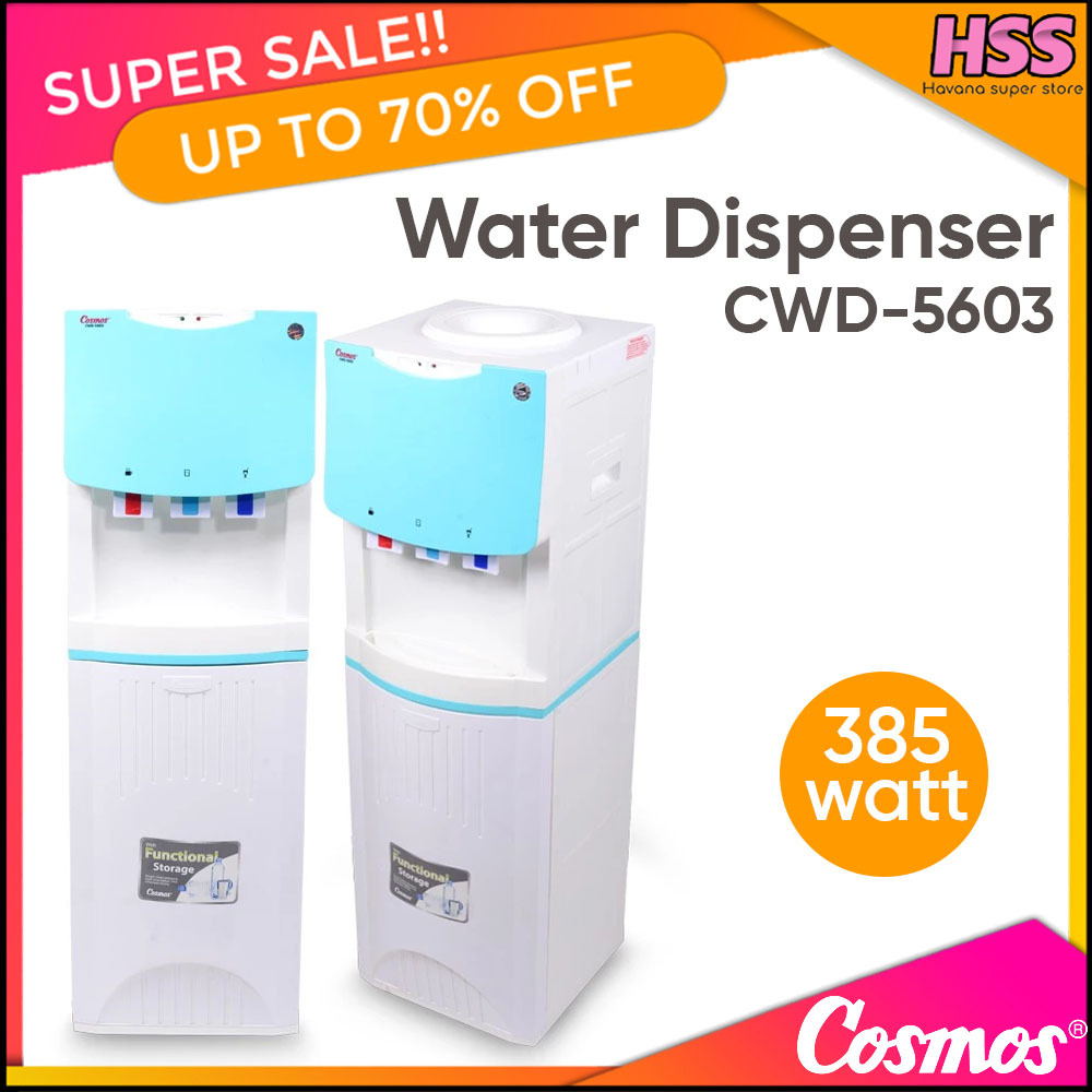 Jual DISPENSER STANDING COSMOS CWD 5603 3 Kran - Panas Dingin Normal ...