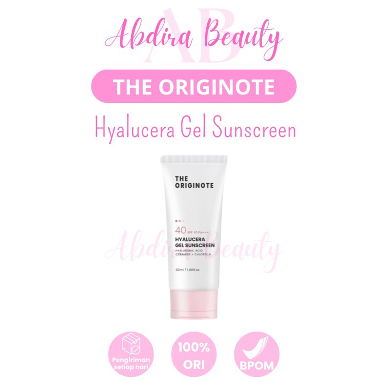 Jual The Originote - Hyalucera Gel Sunscreen SPF 40 PA+++ Tabir Surya ...