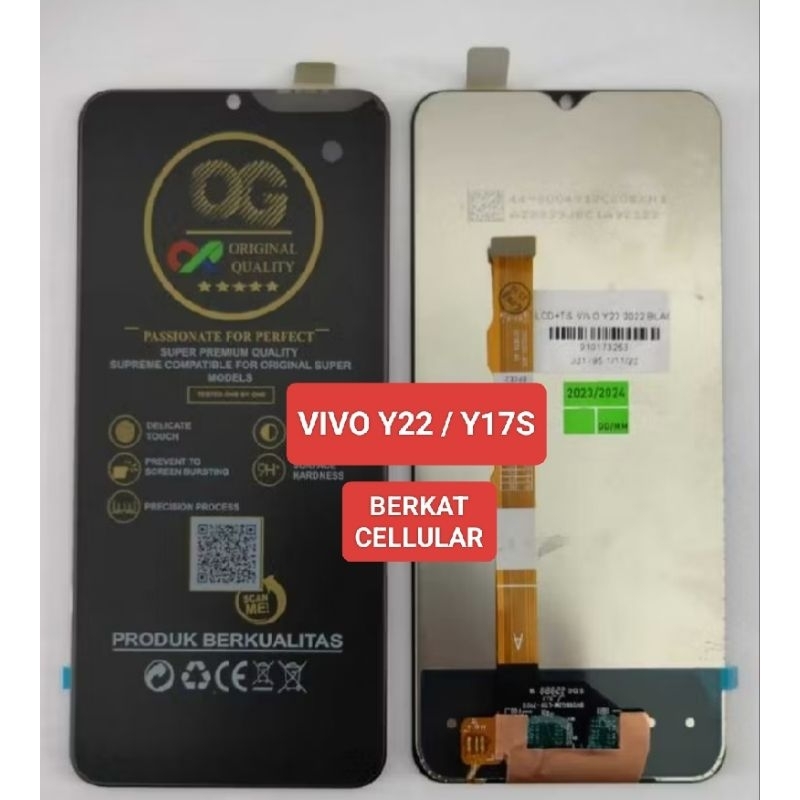 Jual LCD VIVO Y22 Y17S ORIGINAL PREMIUM (OG) FULL SET | Shopee Indonesia