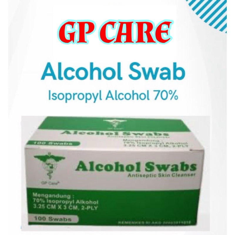 Jual Alcohol Swab 100s / Kapas Tisu Tissue Alkohol Pads One Swab ...