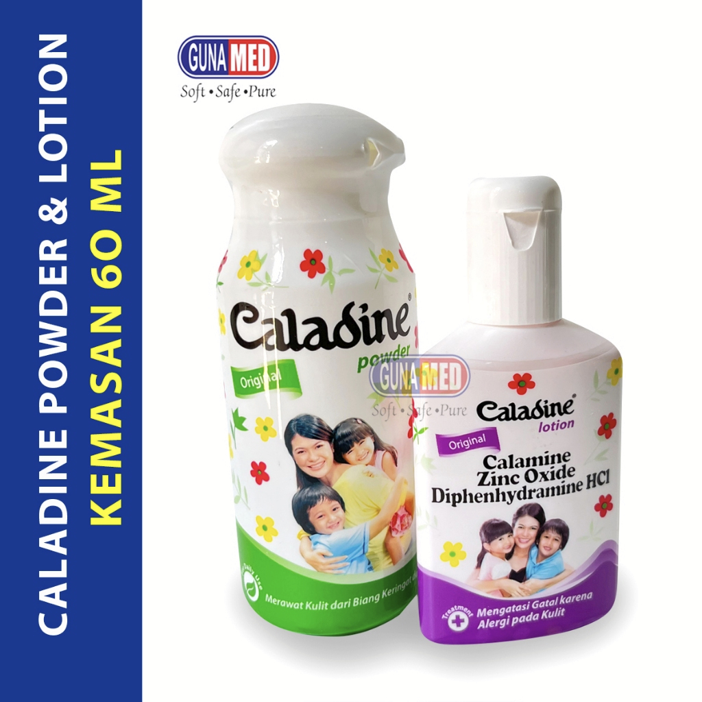 Jual Caladine Lotion 60ml & Caladine Powder 60gr | untuk mengatasi gatal & biang keringat pada ...