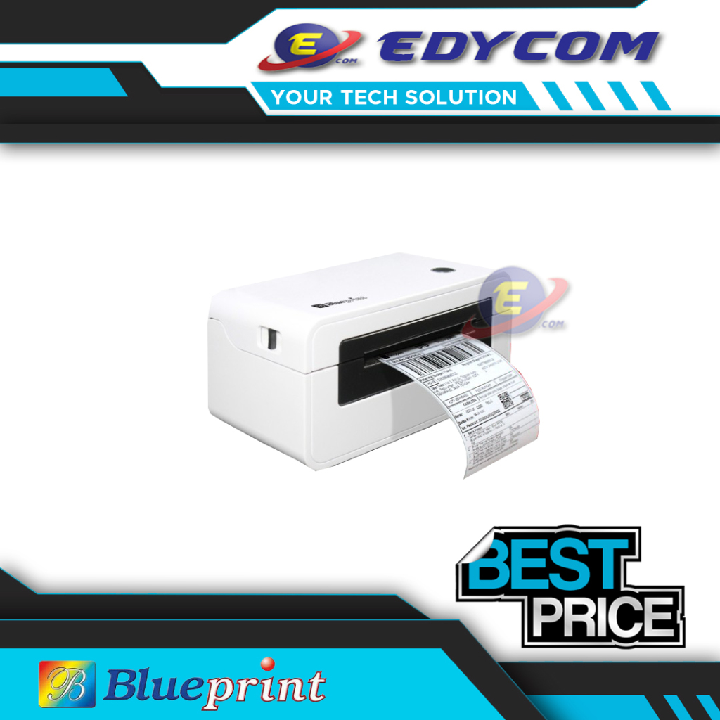 Jual Printer Barcode Thermal Printer Label Resi A6 BLUEPRINT TD110X USB ...