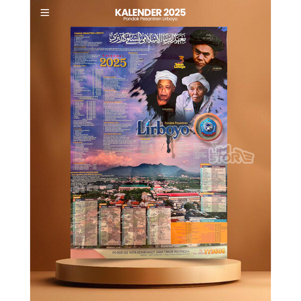 Jual KALENDER PONDOK LIRBOYO 2025 Original (LIM Lirboyo) | Shopee Indonesia