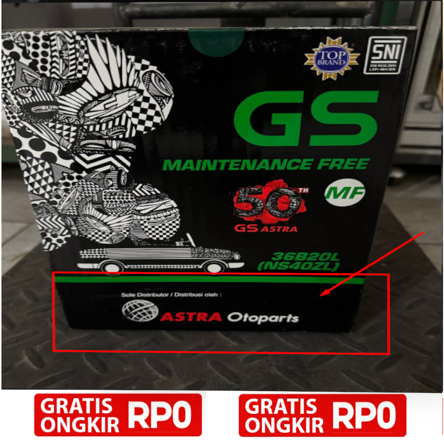 Jual AKI KERING MOBIL GS MF NS40ZL ASTRA OTOPARTS ORIGINAL SPECIAL EDITION | Shopee Indonesia