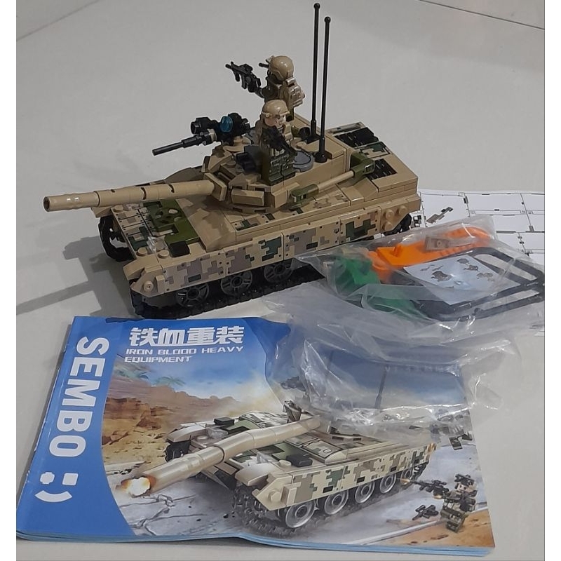 Jual MAINAN BRICKS LEGO SUDAH RAKITAN SUDAH JADI SEMBO TANK IRON BLOOD ...