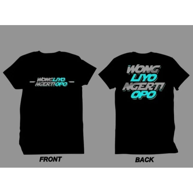 Jual Kaos Kata-kata wong liyo ngerti opo | Shopee Indonesia